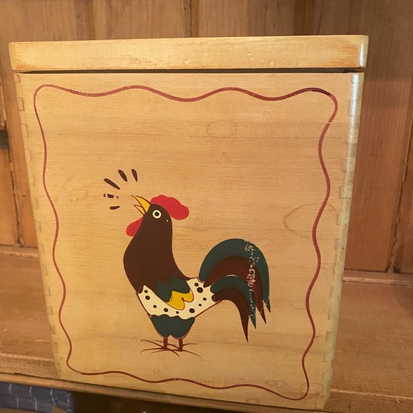 Holly Wood-Ware | Kitchen | Vintage Japan Holly Woodware Rooster Wood ...